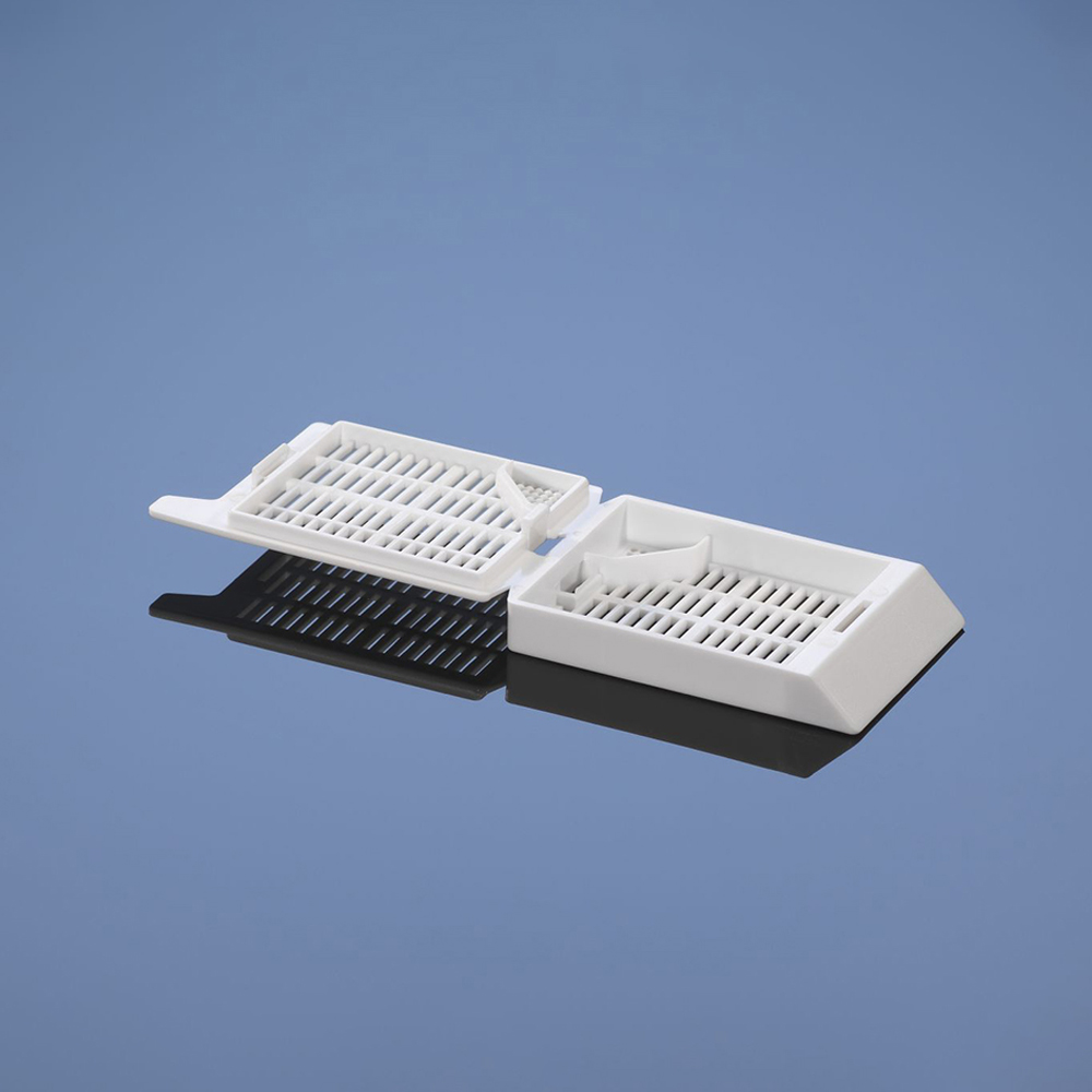 Lidded Compartmentalized Tissue Tracking Cassette | 3KLAB